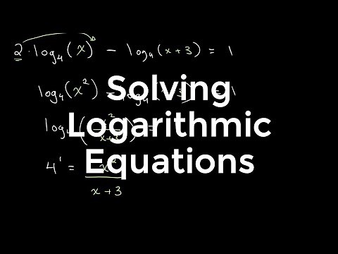 Solving Logarithmic Equations | O Level Additional Mathematics