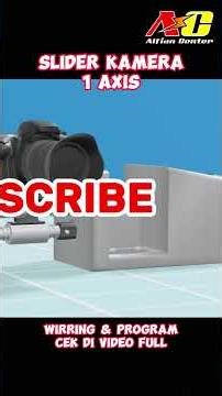 3D Slider Kamera 1 Axis dengan Stepper Motor Nema 17 #wokwi #arduinoproject #coding #arduino #kamera
