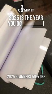 2.8K views · 133 reactions | Introducing a blueprint goal-tracking planner. Our 2025 planner (now 30% off!) helps you accomplish goals with an easy, fun process! Featuring: ✏️A step-by-step process to keep track of goals ✏️A vision board to identify imbalances in life ✏️A check list for monthly progress ✏️A monthly, weekly and daily calendar Commit30.com | Commit30 | Facebook