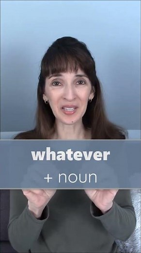 How to use "Whatever" | English with Jennifer
