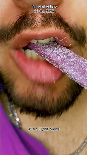 Super Sensetive Ear Eating Chewing Sounds! | Soft Chewy Purple Gummy Jelly Chewing ASMR #purple