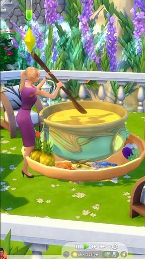 hack realm of magic pack sims 4 !! Magic big cauldron #sims4realmofmagic #sims4tips #sims4shorts