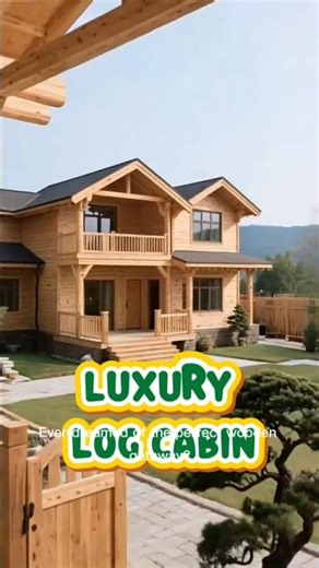 Dream Log Cabin Tour: Modern Meets Rustic! #cabinbliss #architecture #home