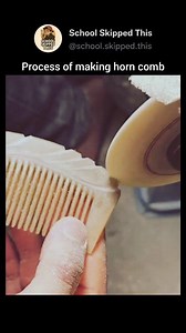Horn Comb Making 😍😍 | School Skipped This