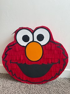 Free Shipping Elmo Cookie Monster Piñata, Red, 21x19x4, Show Moppet - Etsy UK