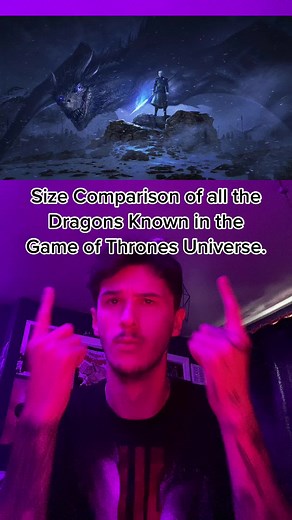 Size Comparison of Game of Thrones Dragons in House of the Dragon