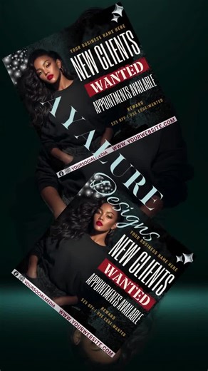 Editable 'new Clients Wanted' Flyer | Canva Template - Etsy