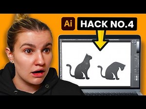 10 Adobe Illustrator HACKS in 6 minutes!