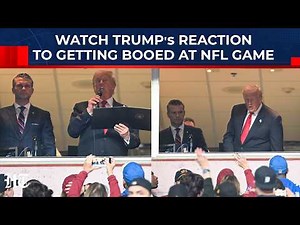 Watch Trump's Reaction To Getting Booed At NFL Game: Karma After Mocking Taylor Swift?| Commanders