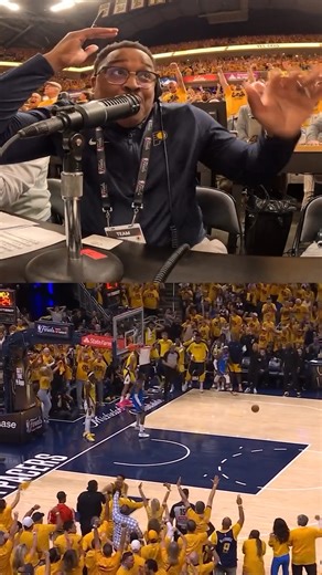 Indiana Pacers' PA Announcer, Troy Pepper, went WILD after Pascal Siakam poster! 🤯😳 Can Spicy P replicate a dominant performance in 1 FINAL Game?! 🔥 Indy will play OKC in Game 7 of the #NBAFinals on Monday, June 23, at 8AM! 🏀 #NBAPhilippines #NBASpotlight #NBAPlayoffs | NBA Philippines