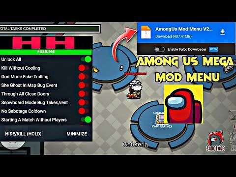 Among us mega mod menu unlock everything unlimited Imposter|NO BAN|Free download