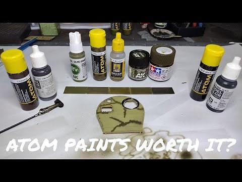 Let's Compare Ammo Atom Paint and Review for Armor Modelers