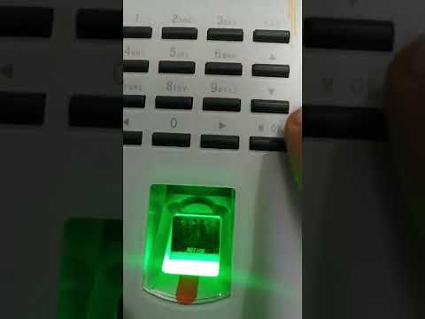 Set Wifi Password on ZKTeco MB560-VL Biometric Device. #MB560-VL, #WifiBiometricPasswordSetup