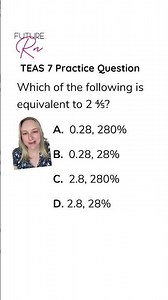 TEAS 7 Practice Question #teas7 #atiteas