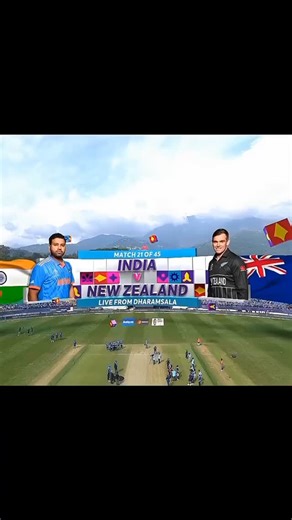 cricket highlight on Instagram: "MATCH NO - 21 INDIA VS NEW ZEALAND CWC 2023 HIGHLIGHTS LIVE FOR DHRMASALA #cricket #wc2023 #india #wc23 #cwc"