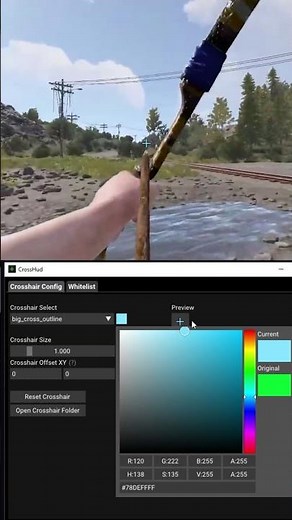 How To Use Custom Crosshair In Rust #rust #rustgame