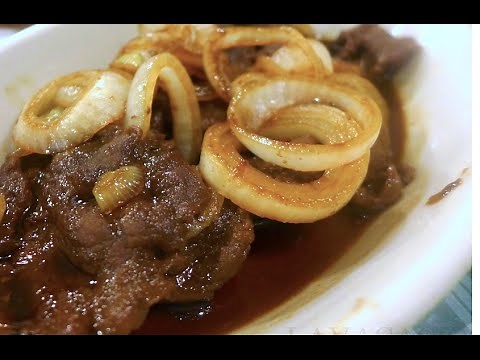 Bistek Tagalog Beef Steak Filipino Recipe