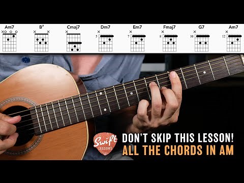 All the Guitar Chords in the Key of Am - You Need to Know This!
