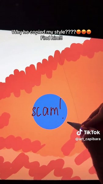 WHY COPY MY STYLE!!!!??? #artworkout #applepencil #digitalartist #drawing #art