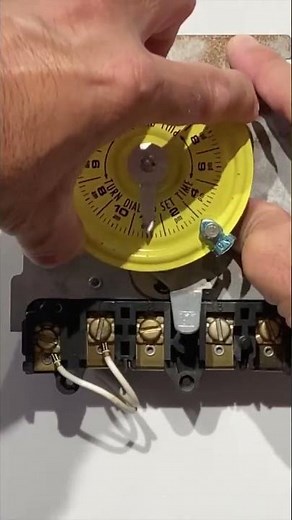 How to Set and Adjust a Water Heater Timer in 60 Seconds #shorts