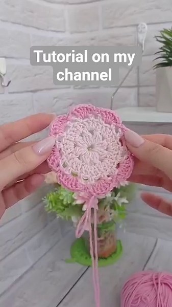 How To Crochet This Pretty Flower Coaster Step By Step!