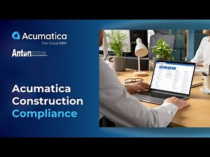 Anton Systems – Acumatica: Construction Compliance