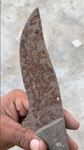 Restoring an Old Rusty Knife into a Sharp Blade 🔪 | Knife Restoration #Shorts