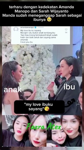 ibu Manda #amandamanopo #sarahwijayanto #artis #viral #shorts
