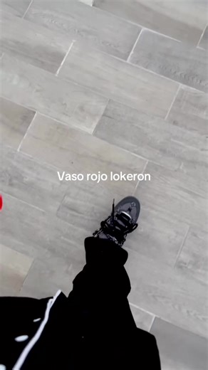 Vaso rojo lokeron #pesopluma #fyp #titodoublep