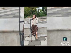 A beautiful woman with an amputated leg, defying disability with one leg. #amputee