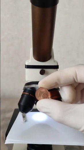 1 Cent Coin Under the Microscope 🔬 | You’ve Never Seen This Before!