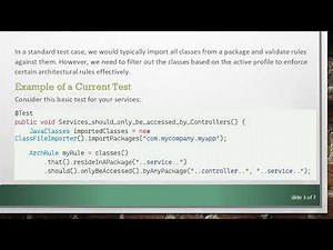 Testing Only Classes with Certain Spring Profiles in Archunit