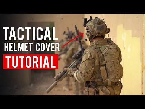 How to put on a Tactical Helmet Cover | Agilite