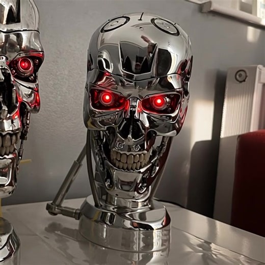 189K views · 3.2K reactions | Grok Imagine AI video from image input | Terminator full metal T-800 skull build | Facebook