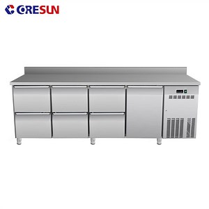 [Hot Item] Wholesale Undercounter Drawer Refrigerator Work Counter Table Top Chiller