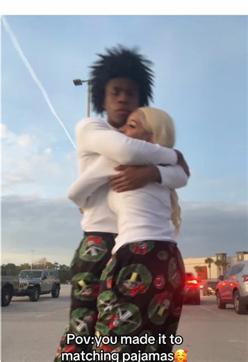 #matchingpjs #fypシ #viral #christmas #couplegoals @_jsobb | matching pajamas