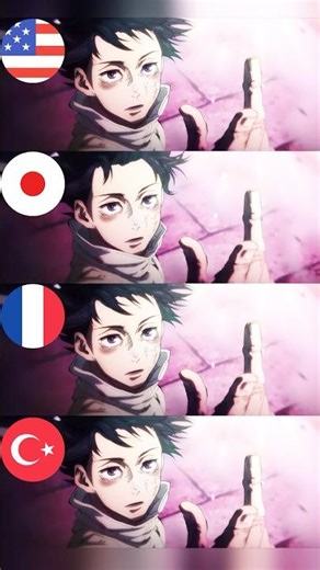 Bu Saf Aşk 4 Farklı Dilde! #jujutsukaisen #anime #yuta