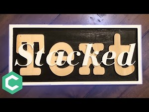 Carbide Create Tutorial - Stacked Text How To Design and Paint