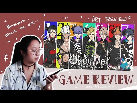Artist Plays OBEY ME! Anime Otome Dating Sim | GAME REVIEW