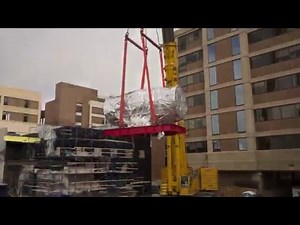 Proton Accelerator Arrives at MedStar Georgetown - Timelapse 2/13/2016