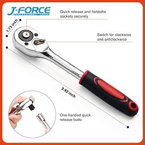 [Hot Item] 3/8" Chrome Vanadium Impact Socket Heavy Duty 21 PCS Wrench Socket Set