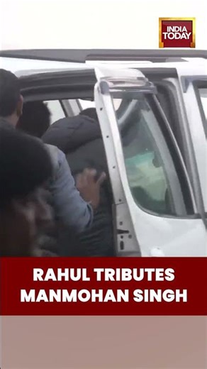 Rahul Gandhi Pays Tribute to Former PM Manmohan Singh on Death Anniversary