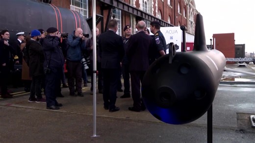 22K views · 615 reactions | Britain announces that it plans to integrate autonomous vessels and artificial intelligence with warships and aircraft to enhance its naval defense and submarine-hunting capabilities, aiming to protect undersea cables and pipelines from potential Russian threats | Reuters | Facebook