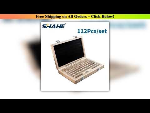 112Pcs/Set 1 Grade 0 Grade Inspection Block Gauge Test Caliper Blocks Measurement Instruments