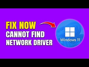 How To Fix Windows Could Not Find a Driver For Your Network Adapter