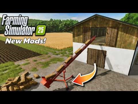 New Mods - Bale Conveyor, Kramer Loader, & Agro Trailers Update! | FS25