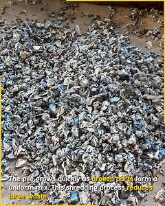 Powerful Shredder Breaks Heavy Scrap Metal. #ScrapShredding #MetalRecycling | Fun club