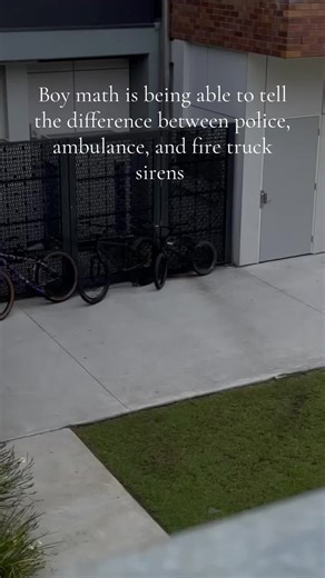 Exploring Boy Math: Recognizing Sirens