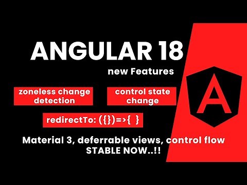 Angular 18 New Feature | Angular 18