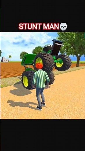 STUNT MAN💀#amirkhanvoice #trending #gaming #shortsfeed #games #tractorstunt #viralshort #like#tochan